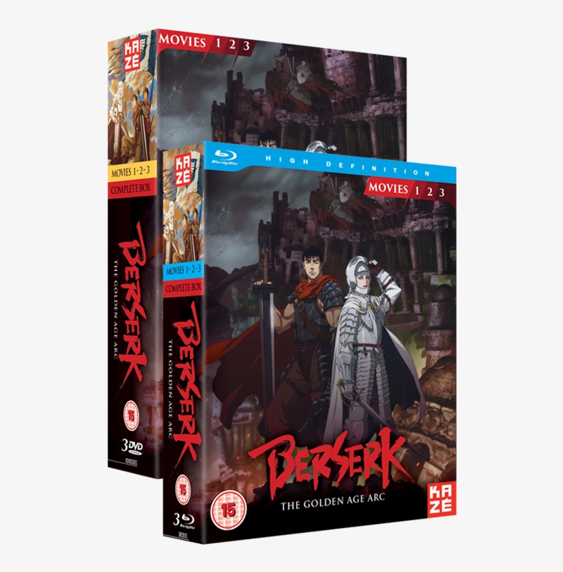 The Golden Age Arc Movie Collection - Berserk Golden Age Arc Collection Transparent PNG ...