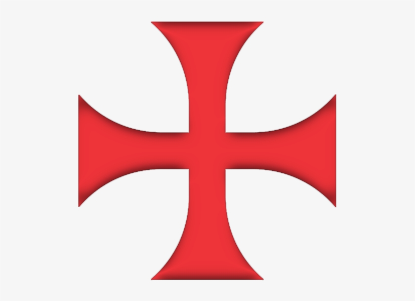 Download Large Templar Cross On Transparency Without The Circle ...