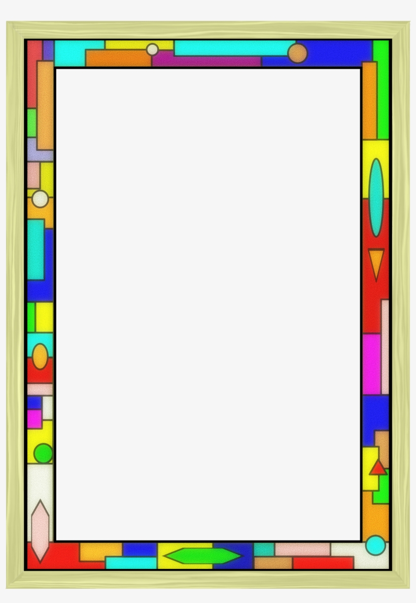 Clipart Stained Glass Border - Stained Glass Border Clipart Transparent ...