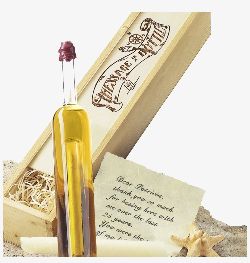 Message In A Bottle - Flaschenpost Geschenk Transparent PNG - 1200x1200 ...