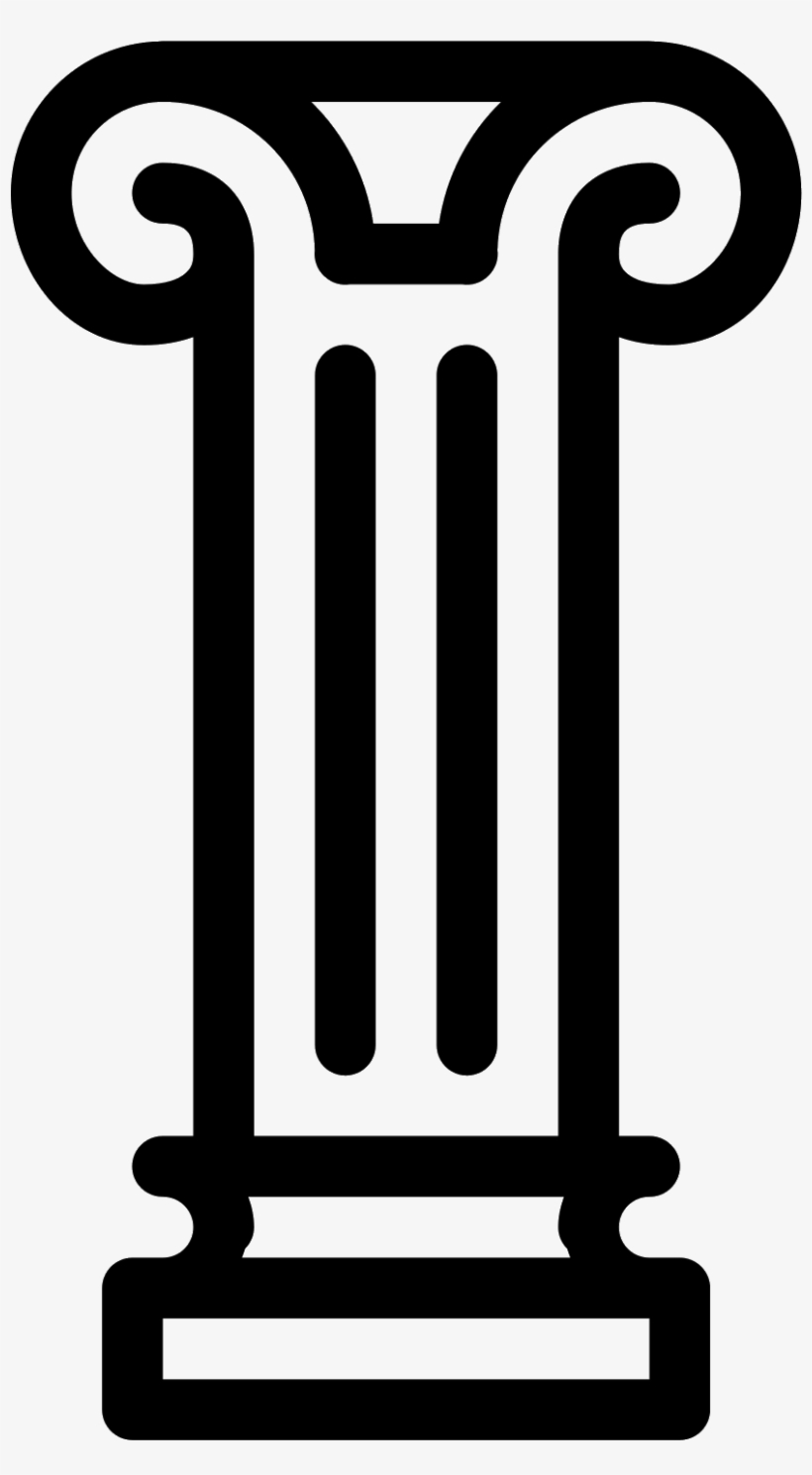 Clip Art Free Stock Greek Pillar Icon Free Download - Pilar Png ...