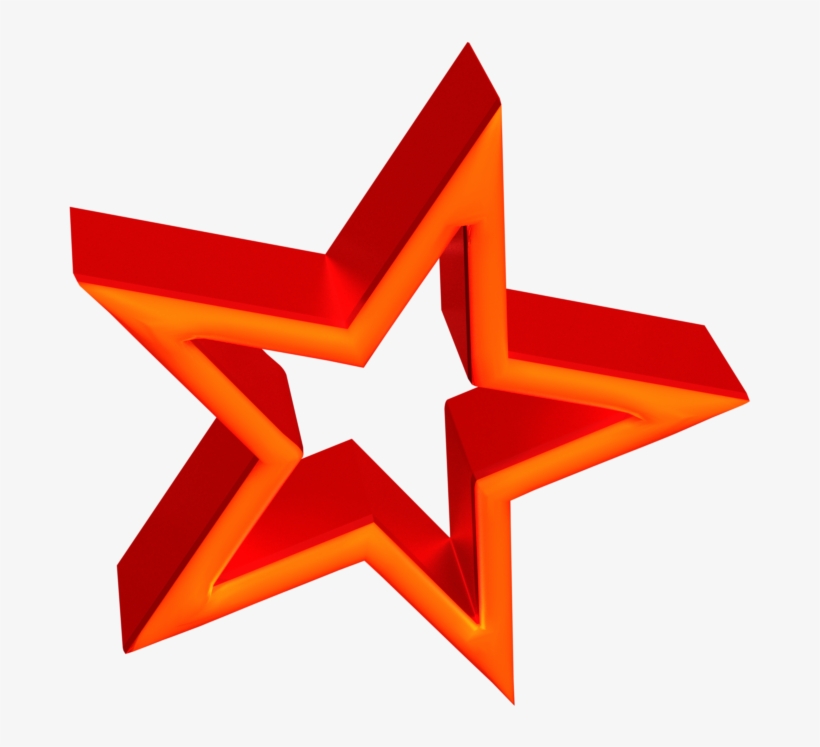 3d Red Star - Wikimedia Commons Transparent PNG - 827x852 - Free ...
