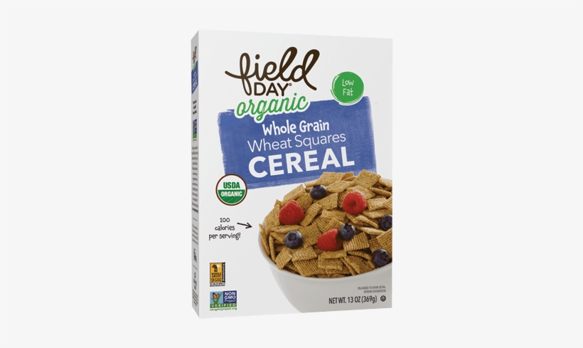 Organic Wheat Squares Whole Grain Cereal - Field Day Bar Snack ...