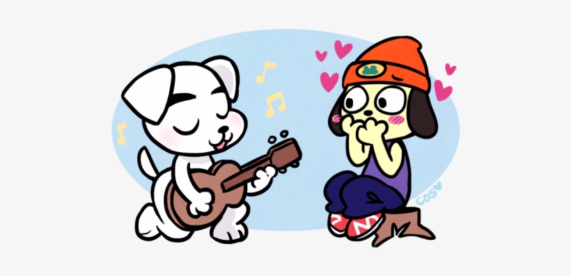 Puppy Love Parappa The Rapper X Kk Slider Transparent Png 540x348