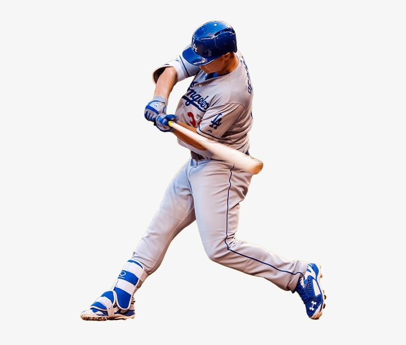 Download - Dodgers Baseball Player Png Transparent PNG - 500x616 - Free ...