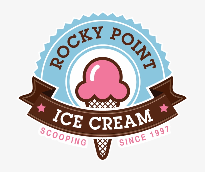 Rocky Point Ice Cream - Ice Cream Logo Png Transparent PNG - 694x608 ...