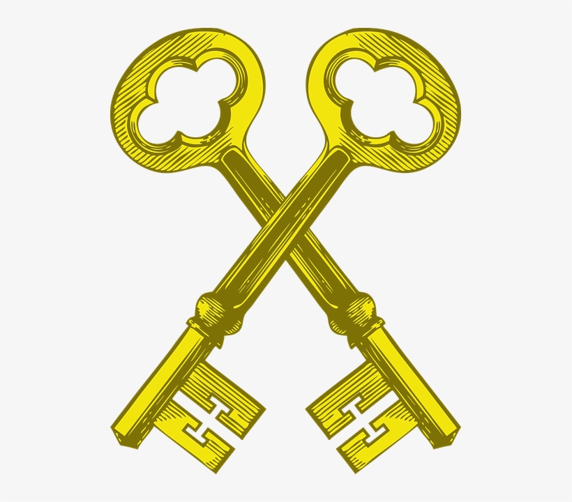 Fancy Skeleton Key Clipart