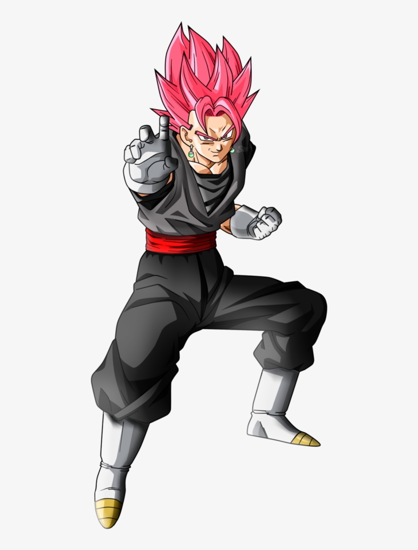 Black Vegito By Alphagreywind - Black Vegetto Ssj Rose Transparent PNG ...