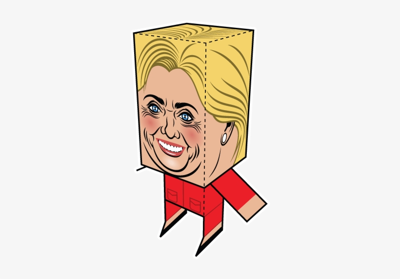 Download “hillary “donald - - Minecraft Papercraft Mini Trump - HD ...