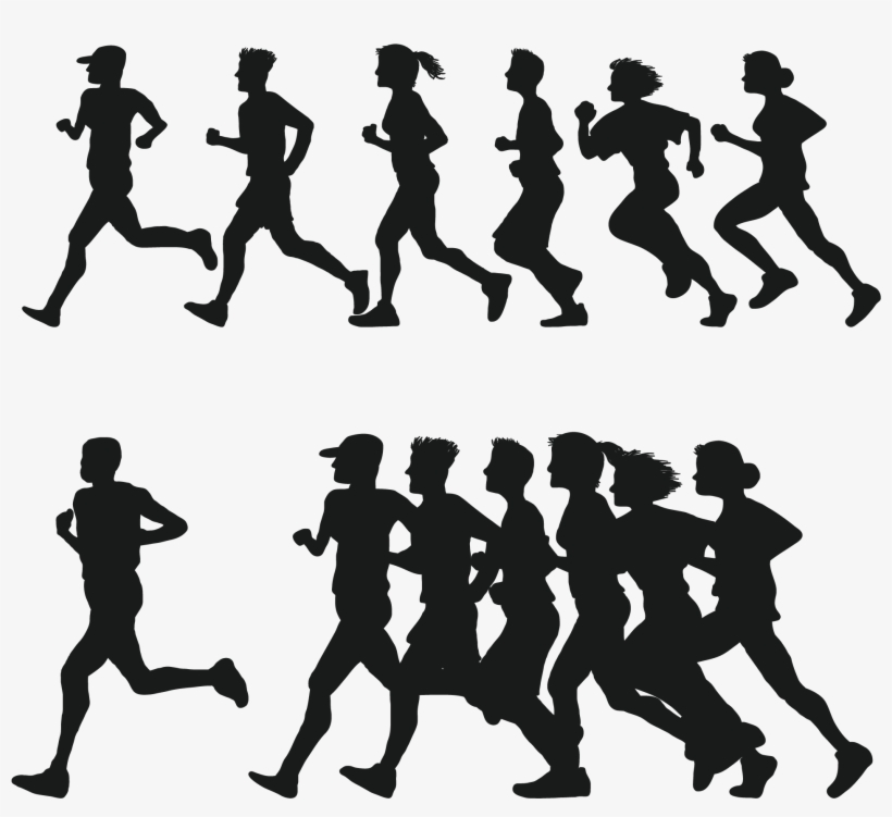 Running Silhouette Png