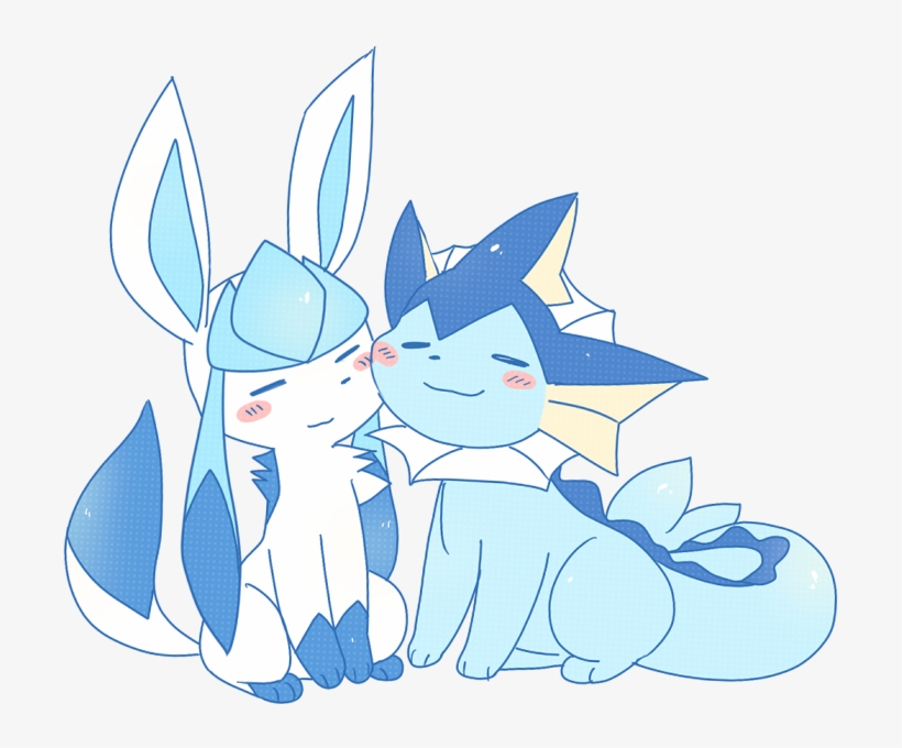 Sweet Oasis - Vaporeon X Glaceon Transparent PNG - 743x656 - Free ...