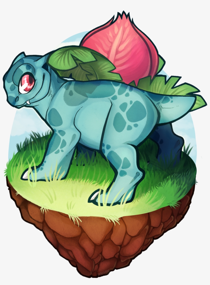 [art] [oc] Ivysaur - Cartoon Transparent PNG - 1254x1642 - Free ...