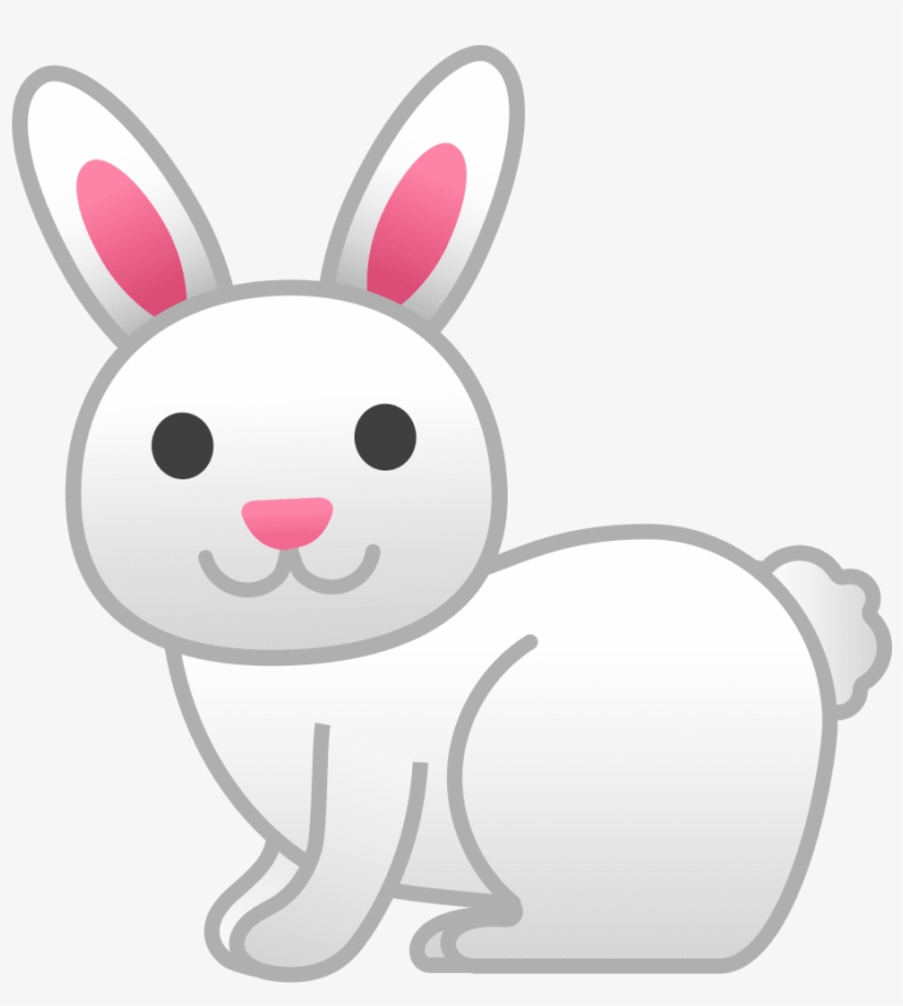 Cute Bunny Emoji - 🐇 Emoji Transparent PNG - 1000x1000 - Free Download ...