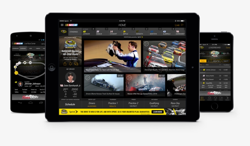 Nascar - Tablet Computer Transparent PNG - 1000x607 - Free Download on ...