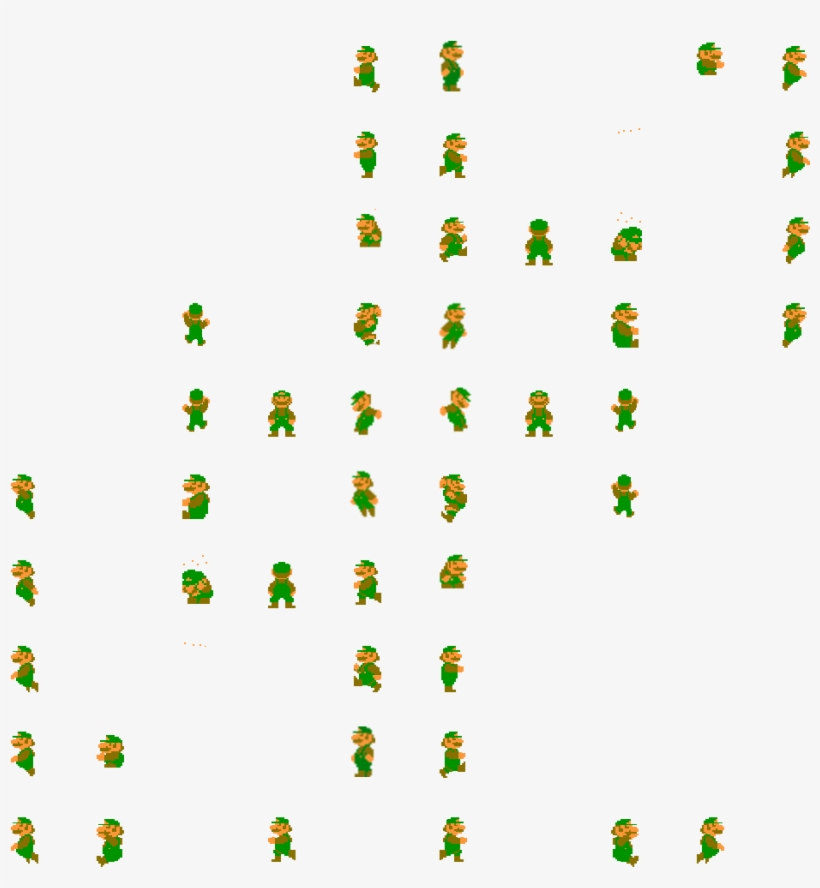 Download 8-bit Nes Smb1 Custom Mario And Luigi Sprites - Smb1 Sprites ...
