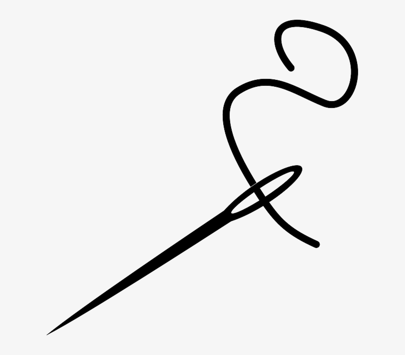 Needle Clipart Black And White