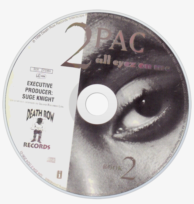 2pac All Eyez On Me Cd Disc Image - Tupac All Eyez On Me Disc ...