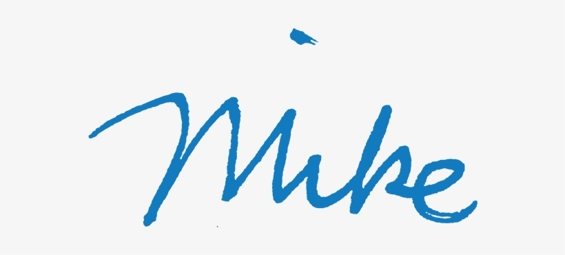 Mike Signature - Signature In Blue Ink Png Transparent PNG - 577x307 ...
