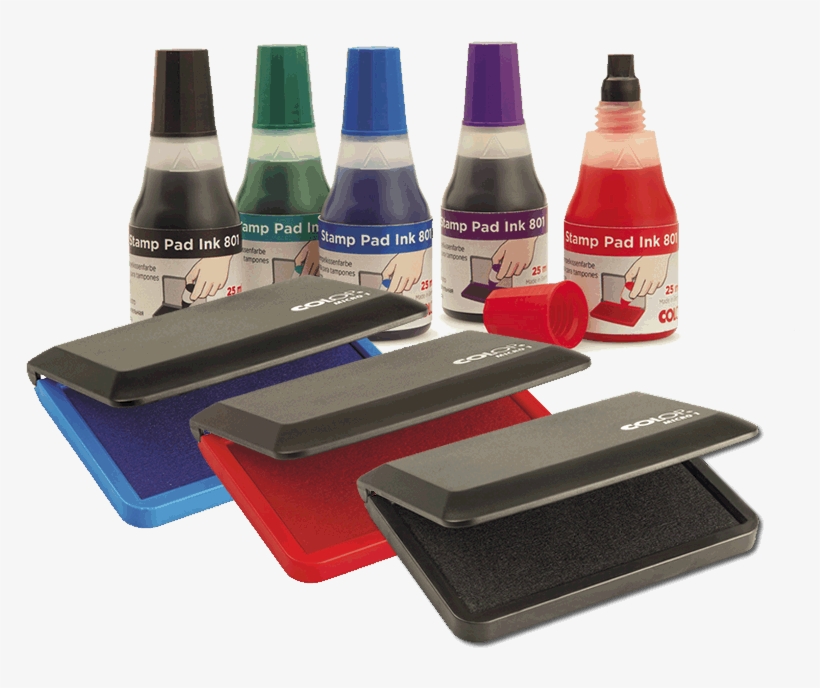 Stamp Pads & Inks - Colop Ink 801 25ml Violet Transparent PNG - 917x643 ...