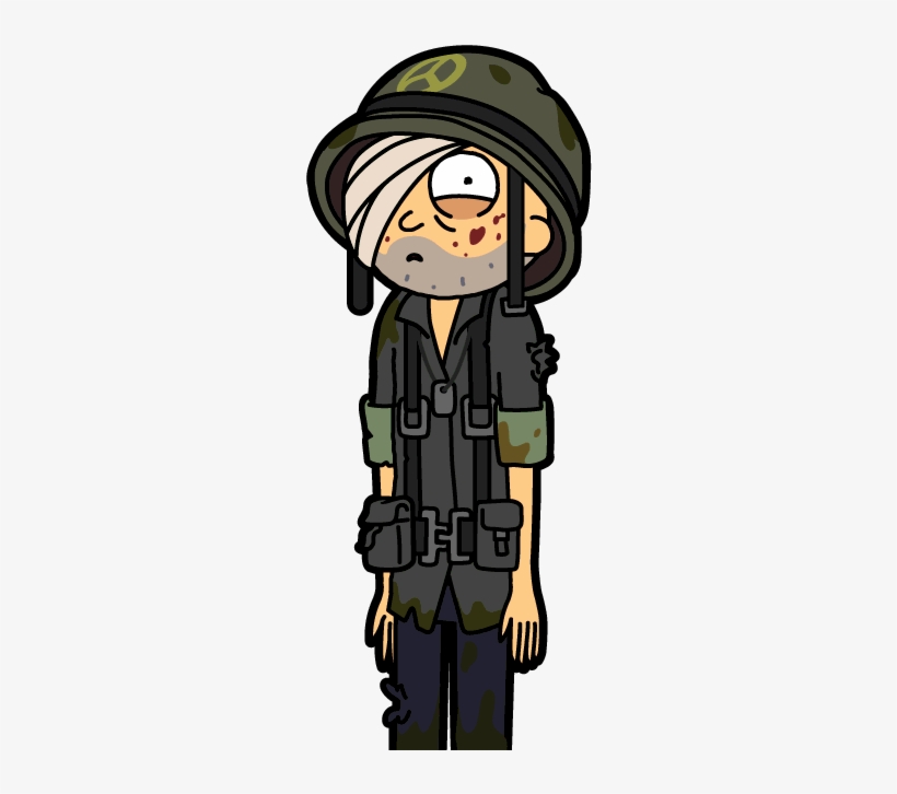 Rick And Morty Clipart Buff - Renegade Morty Transparent PNG - 300x650 ...