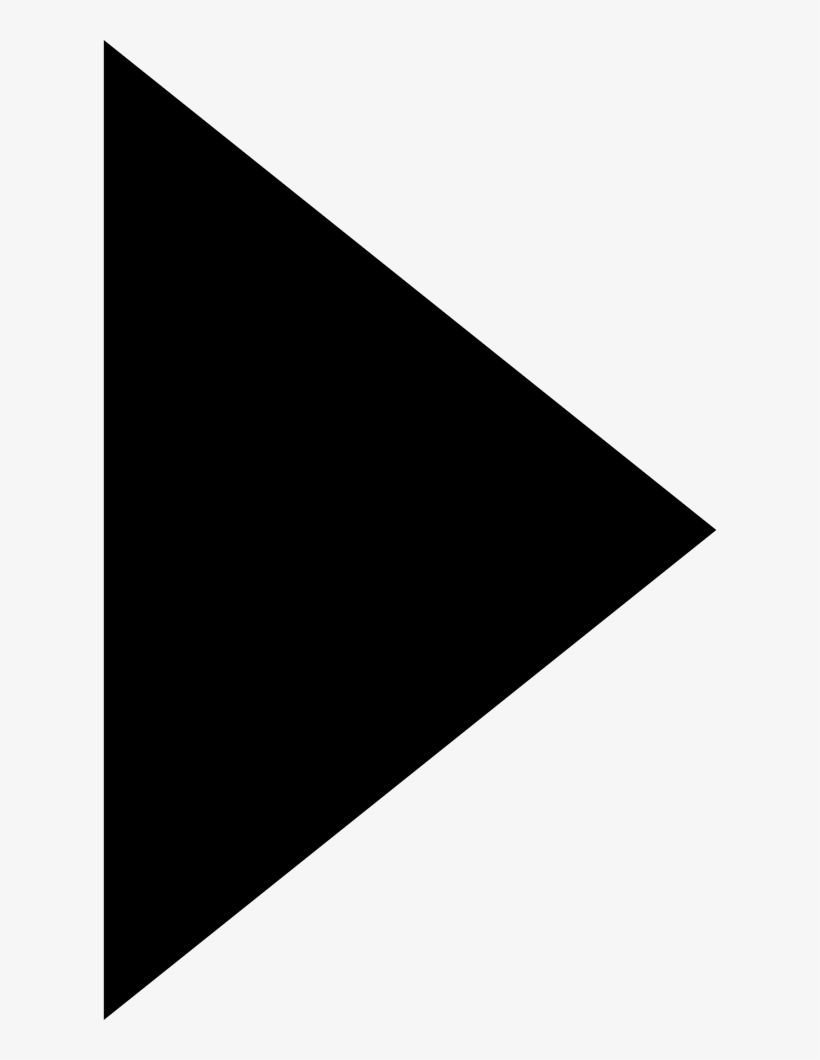 Right Triangle Png Download - Black Triangle Pointing Right Transparent ...
