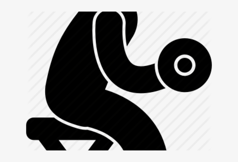 Curl Clipart Bicep - Biceps Curl Icon Transparent PNG - 640x480 - Free ...