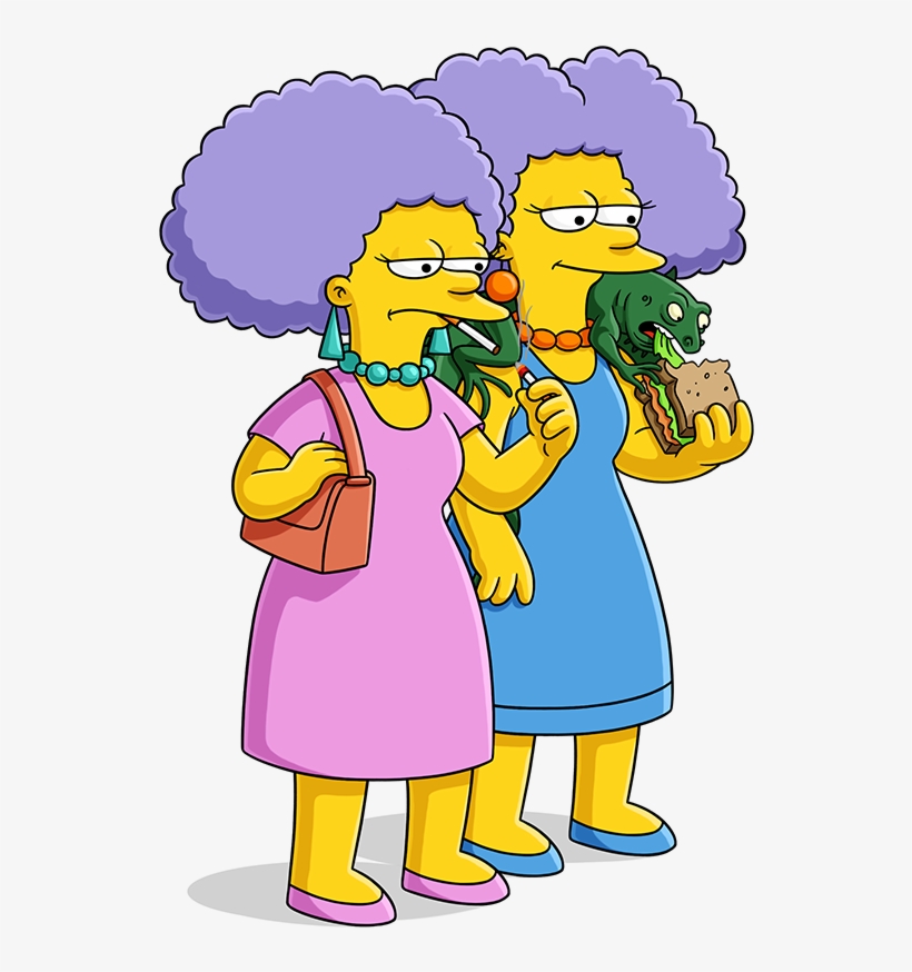 Selma And Patty Bouvier - Meme Day Costume Ideas Transparent PNG ...