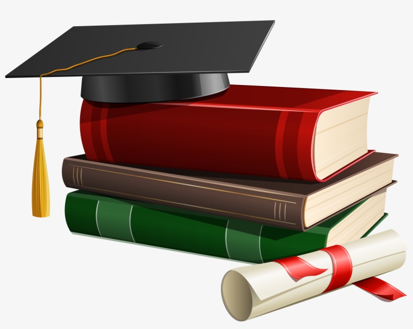 Books And Graduation Cap Transparent PNG - 3861x2893 - Free Download on ...