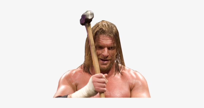 Render Hhh - Triple H With Sledgehammer Return Transparent PNG ...
