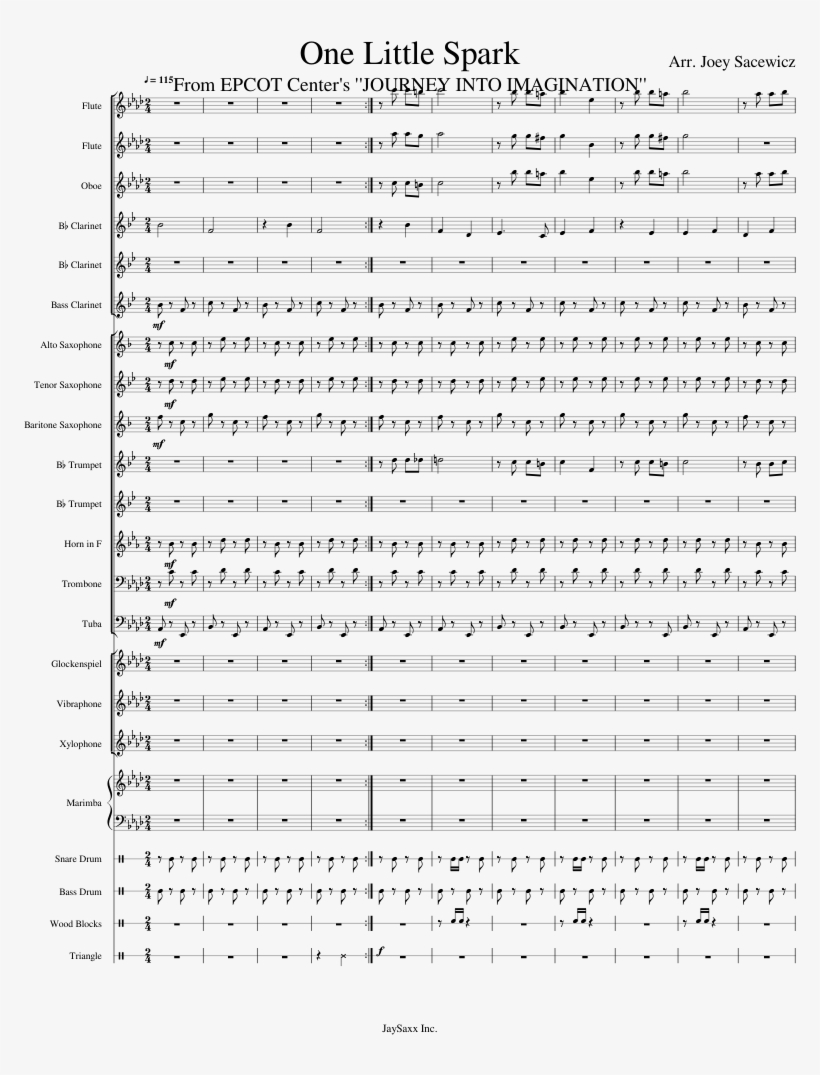 One Little Spark Sheet Music Composed By Arr - Zombie Transparent PNG ...