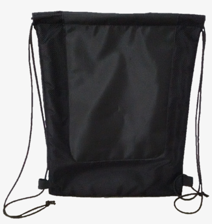 Drawstring Bag-002 - Plastic Drawstring Bag Black Transparent PNG ...