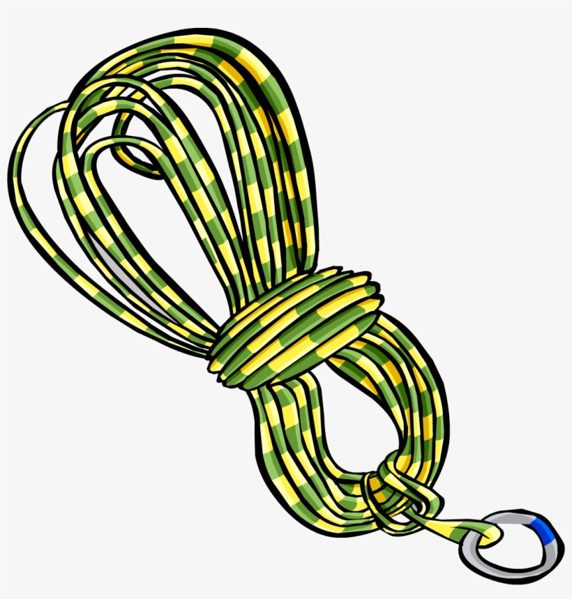 Yellowclimbingrope - Clip Art Climbing Rope Transparent PNG - 1084x1083 ...