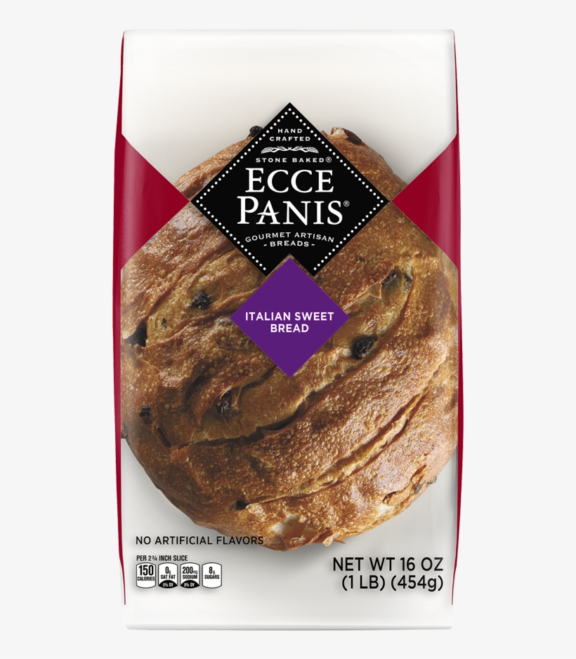Ecce Panis Italian Sweet Bread 16 Oz. Pack Transparent PNG - 1000x1000 ...