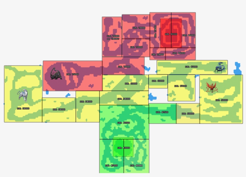 Download Snow Map With Bosses And Levels - Inflationrpg Map - HD ...