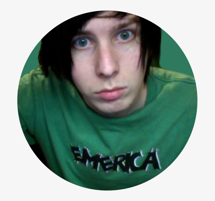 “phil Lester Dailybooth Icons ” - Green Dan And Phil Transparent PNG ...