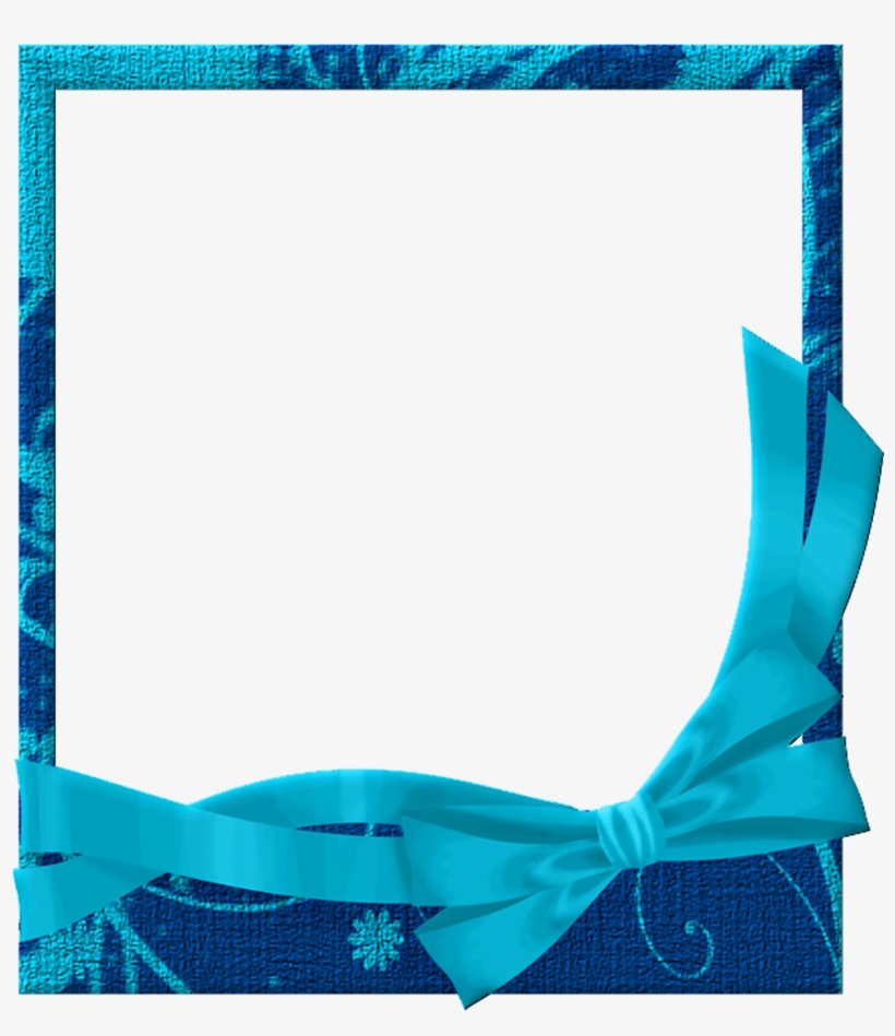 Blue And Dark Blue Transparent Frame - Blue Frame Png Transparent PNG ...