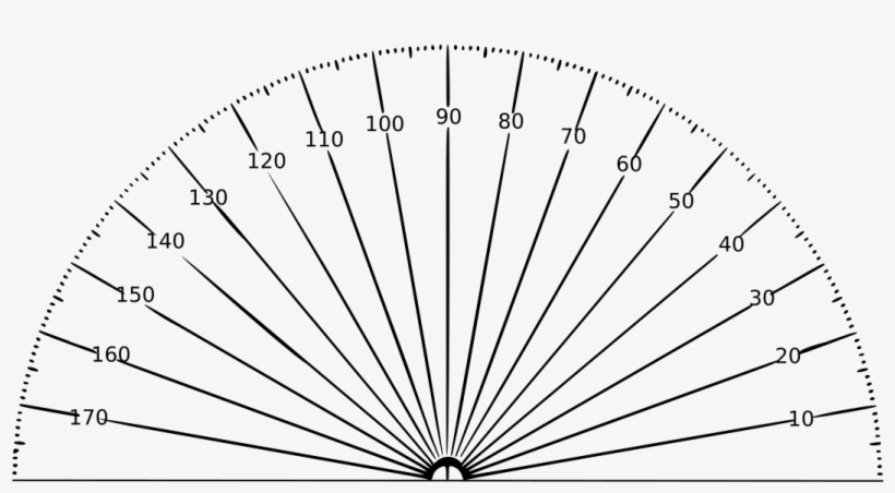 File - Protractor - Svg - Transportador Vector Transparent PNG ...