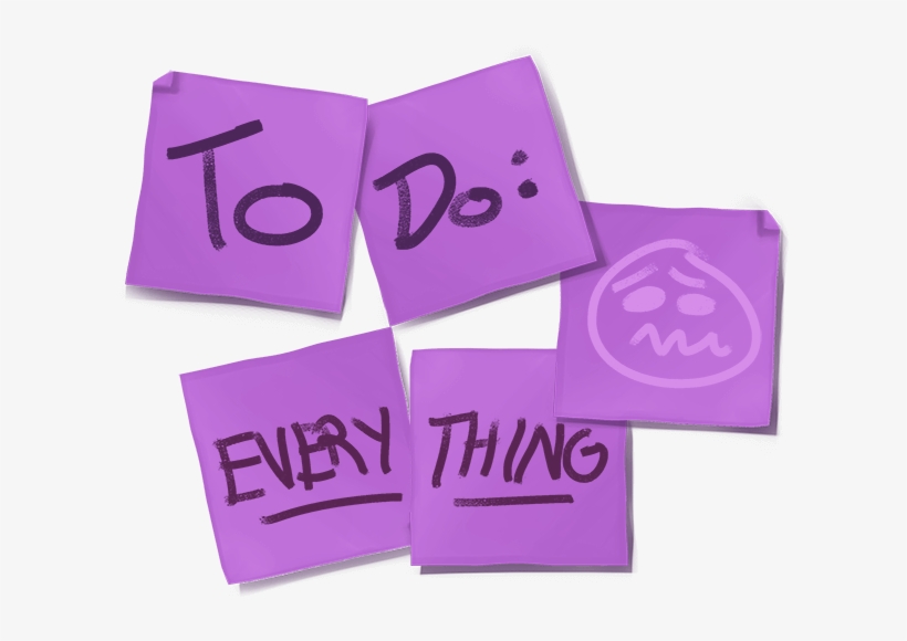 Download Purple Sticky Notes With To Do Everything - Download - HD ...