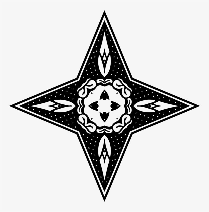 Star Polygons In Art And Culture Heptagram Shape Line - 4 Point Star ...