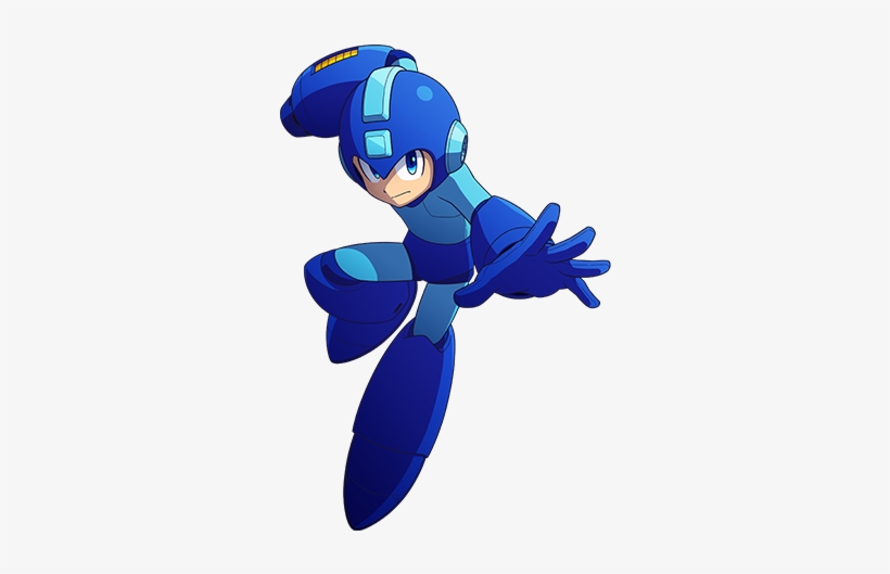 Mega Man Jumps Into Battle Once Again - Mega Man Transparent PNG ...