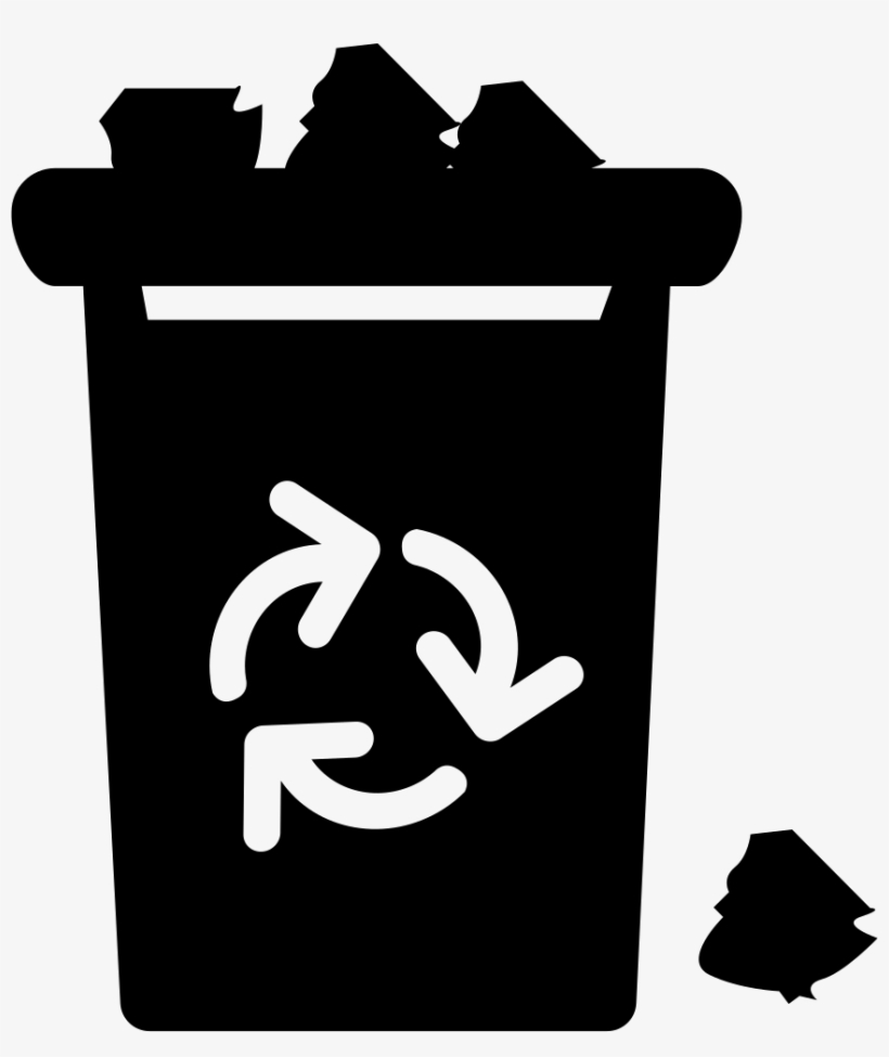 Download Garbage With Recycle Sign Overflowing With Trash Comments ...