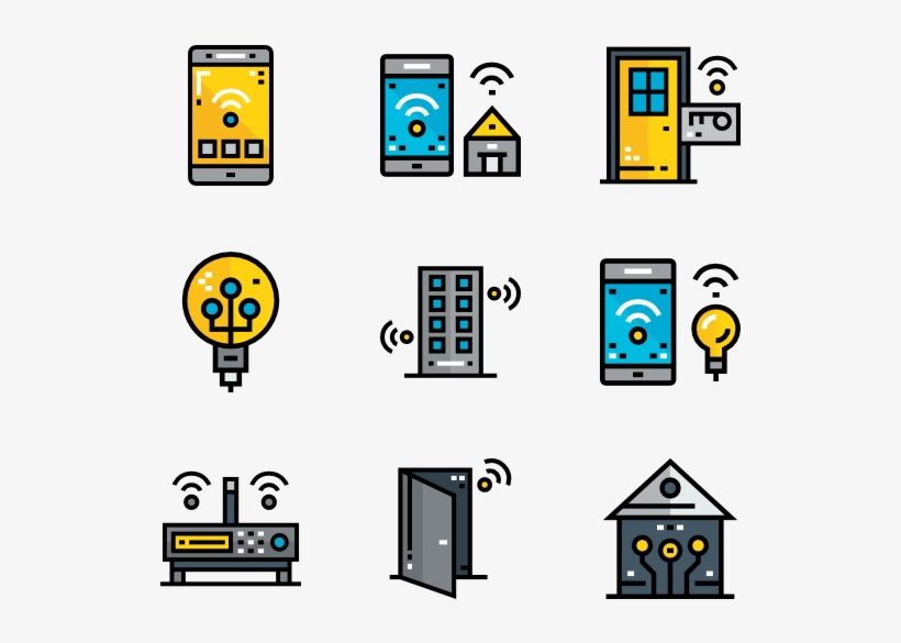 Download Smart Home 50 Icons - HD Transparent PNG - NicePNG.com