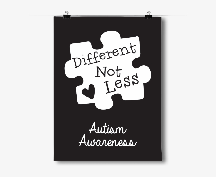 Different Not Less - Inspired Posters Different Not Less - Black Autism ...