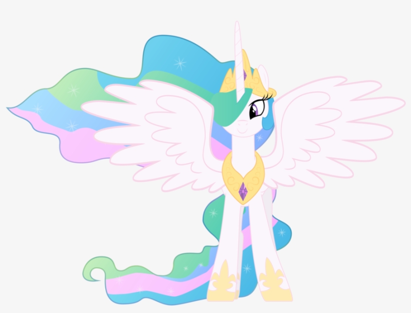 Lyra - Princess Celestia Front View Transparent PNG - 900x644 - Free ...