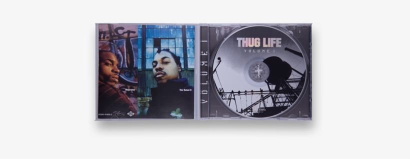 Thug Life Vol 1 Cd - Tupac Flipping Off Transparent PNG - 480x480 ...