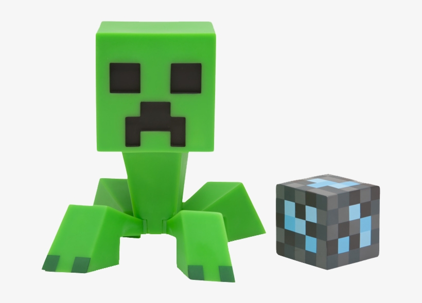Creeper Vinyl Figure - Minecraft Creeper Figure Transparent PNG ...