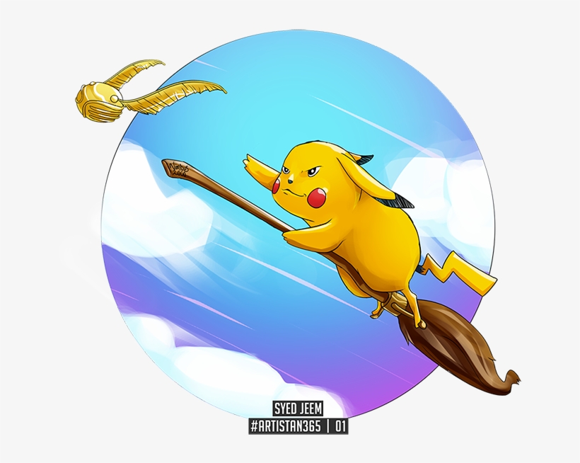 01 For - Harry Potter Pikachu Transparent PNG - 720x629 - Free Download ...