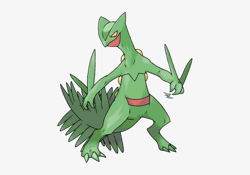 Flygon - Pokemon Sceptile Transparent PNG - 443x496 - Free Download on ...