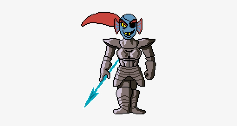 Download Undyne - Undyne Battle Sprite Color - HD Transparent PNG ...