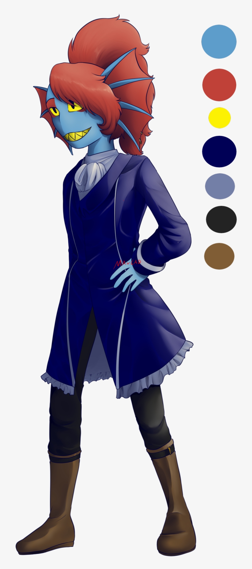 Undercurrent Undyne Basics - Deviantart Transparent PNG - 885x1920 ...